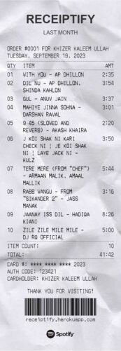 How to get a Spotify receipt of your most played songs - SoundGuys