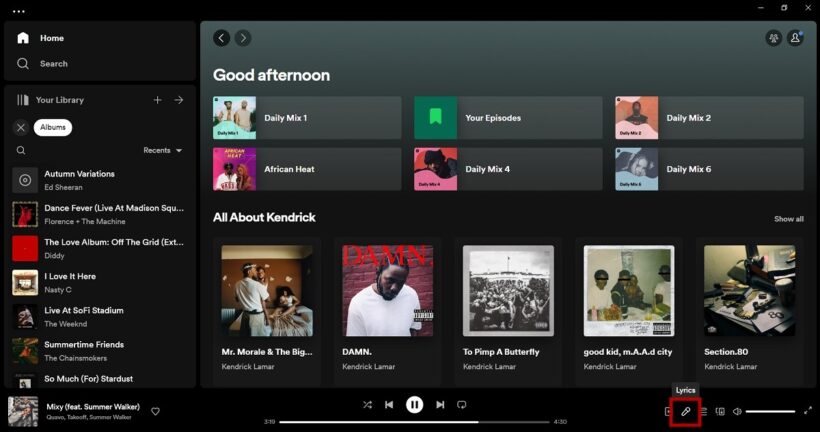 How to see lyrics on Spotify - SoundGuys