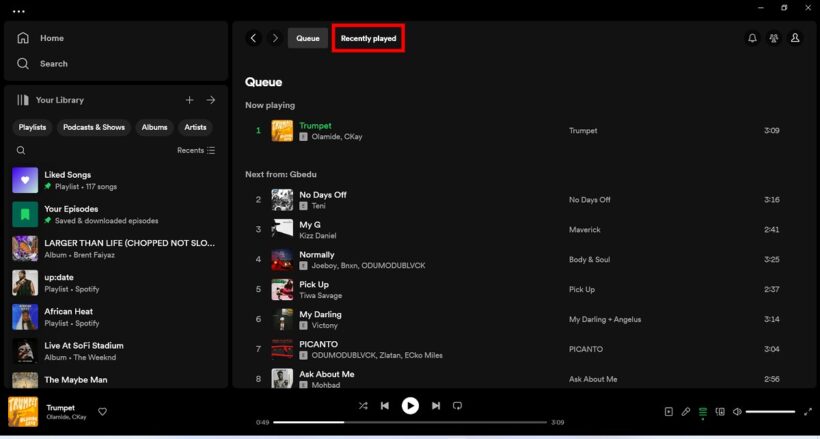 How to see your Spotify listening history - SoundGuys