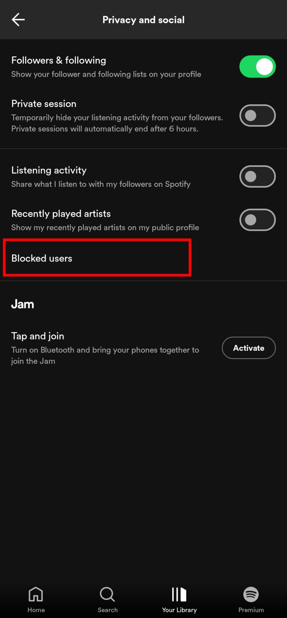 How to unblock someone on Spotify - SoundGuys
