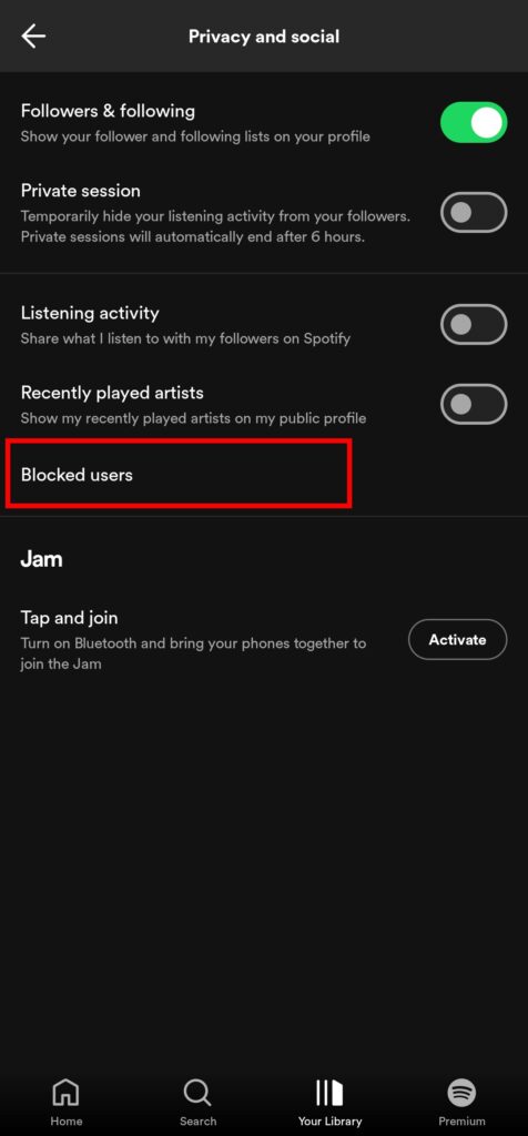 How to unblock someone on Spotify - SoundGuys