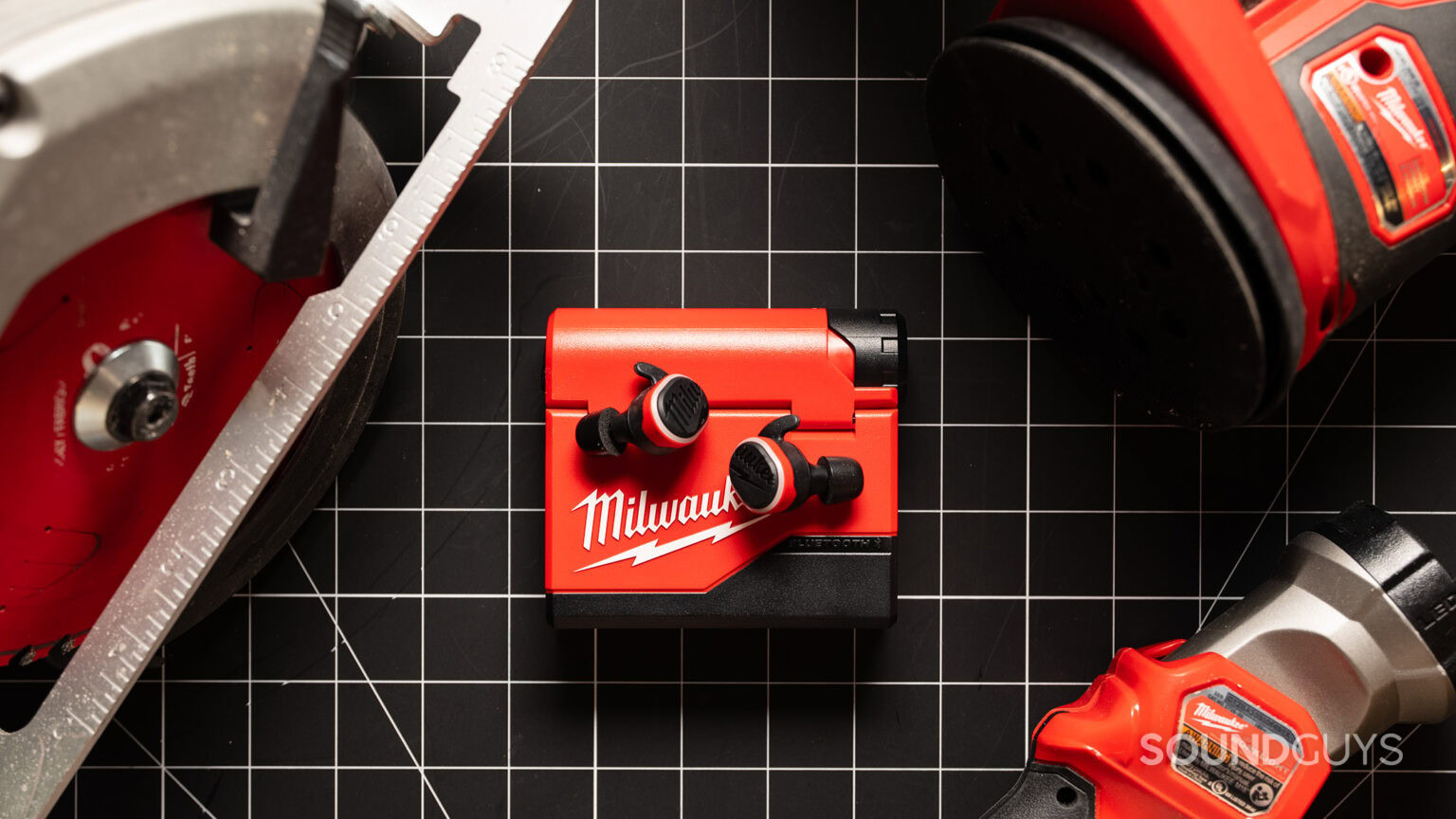 Milwaukee REDLITHIUM Jobsite Earbuds review - SoundGuys