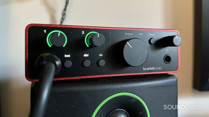 Focusrite Scarlett Solo (4th Gen) review - SoundGuys