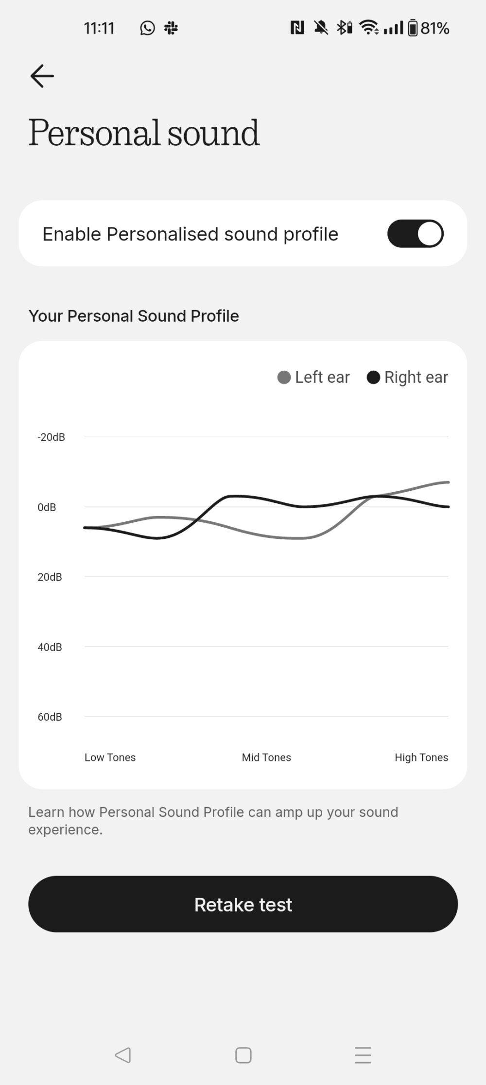 Nothing Headphone (1) Personal Sound explained: Why it matters